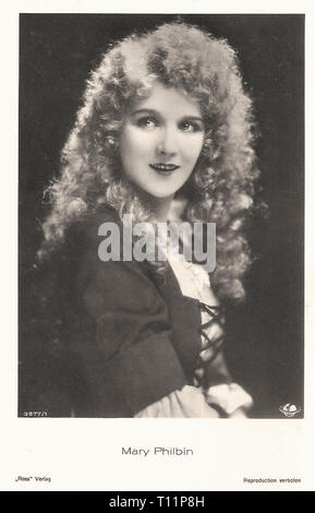 Portrait of Actress Mary Philbin (1903-1993) - Silent movie era Stock ...