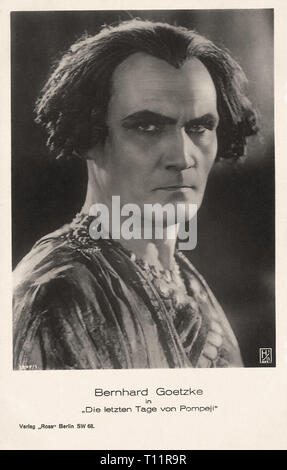 Promotional photography of Bernhard Goetzke in Die Nibelungen - Silent ...