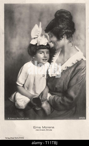 Promotional photography of Erna Morena - Silent movie era Stock Photo ...