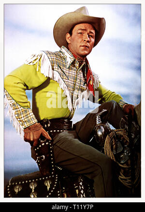 ROY ROGERS (1911-1998) American singer and cowboy actor about 1945 ...