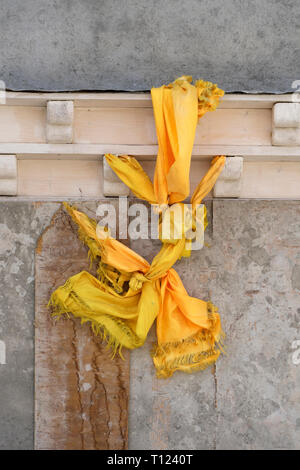 A khata is a traditional ceremonial scarf in Tibetan Buddhism Stock ...