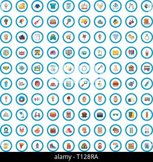 100 marketing icons set, cartoon style Stock Vector Image & Art - Alamy