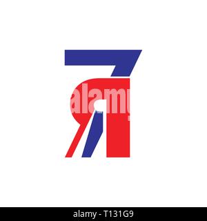 letter r7 simple geometric logo vector Stock Vector Image & Art - Alamy