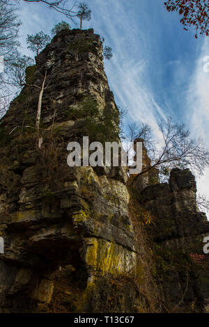 Natural Chimneys, Virginia Stock Photo - Alamy