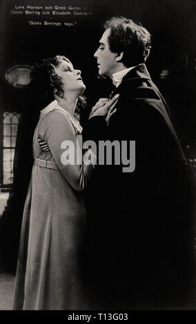 Portrait of Lars Hanson and Greta Garbo in Flesh and the Devil (1926 ...