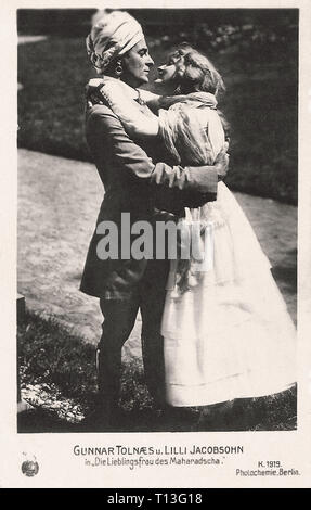 Promotional photography of Gunnar Tolnaes - Silent movie era Stock ...