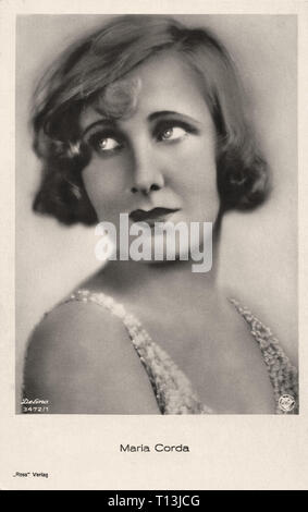 Promotional photography of Maria Corda (2) - Silent movie era Stock ...
