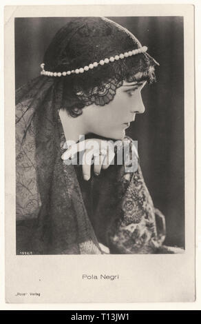 Promotional photography of Pola Negri in Madame Dubarry (1919) - Silent ...