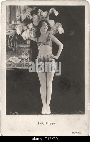 Promotional photography of Sally - Silent movie era Stock Photo - Alamy