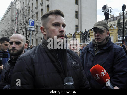 The Ukrainian lawmaker,, leader of far-right nationalist National Corps ...