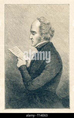 Illustration of Jean Baptiste Joseph Fourier (1768-1830), a French ...