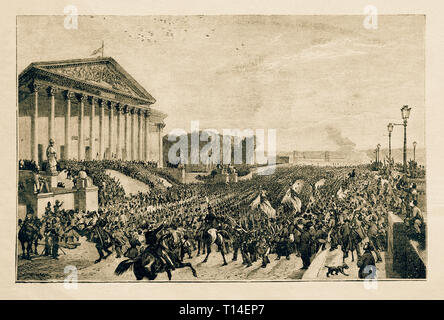 French Revolution of 1848, illustrations Stock Photo - Alamy