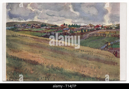 1920s, historical picture, rural life in England, before the arrival on ...