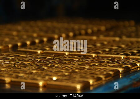 Gold is the most malleable of all metals. It can be drawn into a mono ...