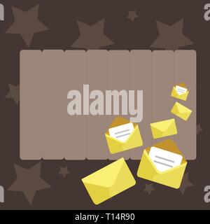 Brown Letter M Vector Design Inside Yellow Badge Shape Isolated on ...