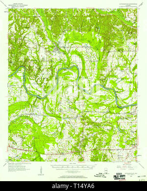 Autaugaville, Alabama, map 1957, 1:62500, United States of America by ...