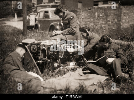 Second world war communications equipment at the Porthcurno telegraph ...