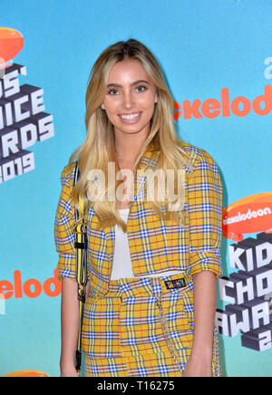 Lexi Hensler at Nickelodeon's 2019 Kids' Choice Awards held at Galen ...