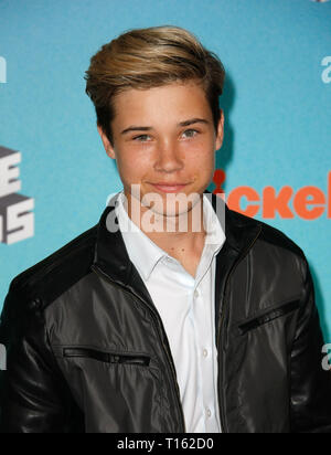 Luca Alexander at Nickelodeon's 2019 Kids' Choice Awards held at Galen ...