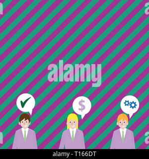 Businessmen Each has their Own Speech Bubble with Optimization Cost ...