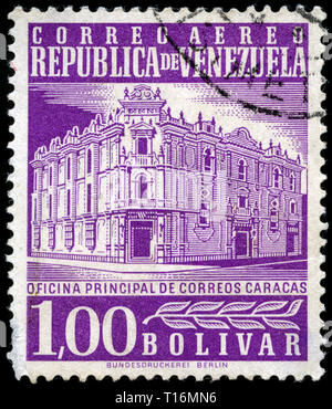 Postage stamp from Venezuela in the Instruccion series issued in 1901 ...