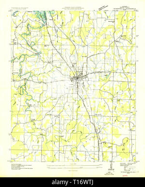 Hartselle, Alabama, map 1936, 1:24000, United States of America by ...