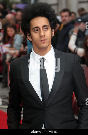 Muzz Khan attending the Me Before You European Film Premiere at Curzon ...