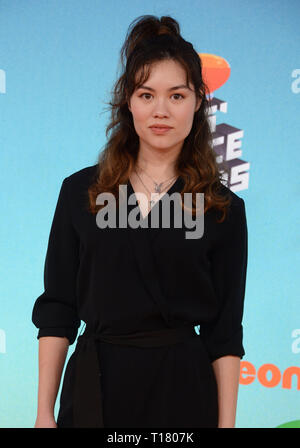 Georgia Leva attends Nickelodeon s 2019 Kids' Choice Awards at Galen ...