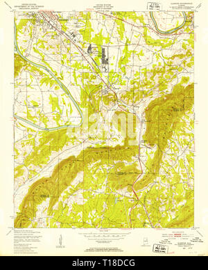 Glencoe, Alabama, map 1947, 1:24000, United States of America by ...
