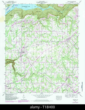 Henagar, Alabama, map 1947, 1:24000, United States of America by ...