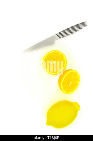 still-life with cut lemons Stock Photo - Alamy