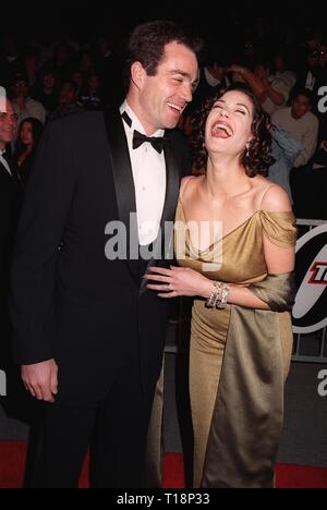 TERI HATCHER at Tomorrow Never Dies USA premiere in Los Angeles 1997 ...