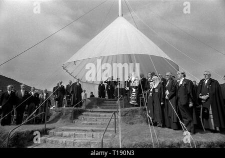 Tynwald hill manx parliament St Johns Isle of Man IOM Stock Photo - Alamy