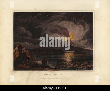 Mount Vesuvius Erupting Stock Photo - Alamy