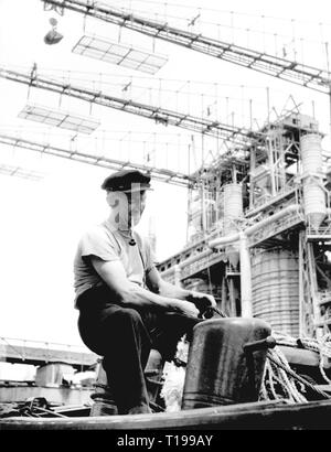Mining, Men in the mine, coal mining, 1940s, Germany Stock Photo - Alamy