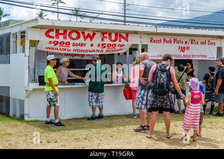 Maui Fair Food Booth Stock Photo - Alamy