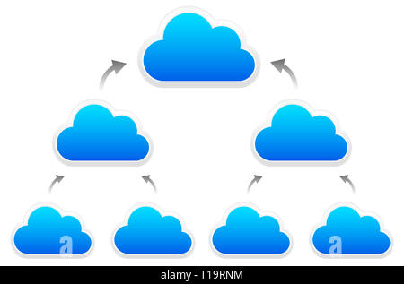 Network topology Internet connection vector illustration Stock Vector ...