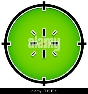 Crosshair, reticle graphics Stock Photo - Alamy