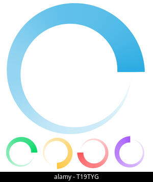 Preloader, buffer shape or progress indicator (eps10 Stock Photo - Alamy