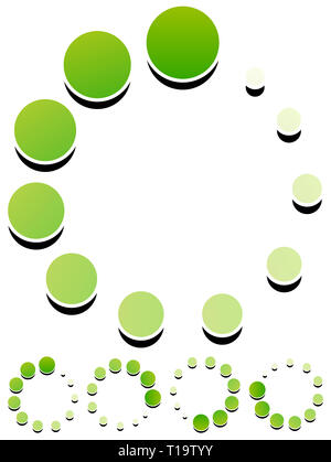 Preloader, buffer shape or progress indicator (eps10 Stock Photo - Alamy