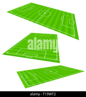 3d Soccer field planes Stock Photo - Alamy