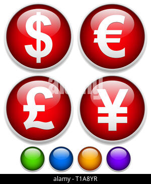 Eps 10 Vector Illustration of a Dollar Icon Stock Photo - Alamy