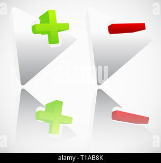 increase, decrease Arrow symbol set, icon business concept. Vector ...