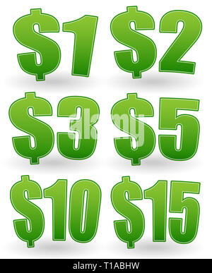 Eps 10 Vector Illustration of a Dollar Icon Stock Photo - Alamy