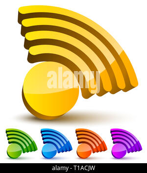 Signal graphics for wireless technology, transmitting concepts Stock ...