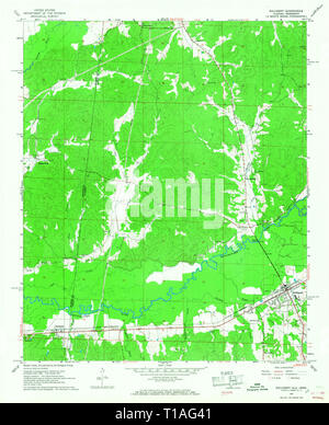 Sulligent, Alabama, map 1967, 1:24000, United States of America by ...