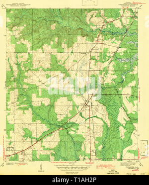Theodore, Alabama, map 1943, 1:31680, United States of America by ...