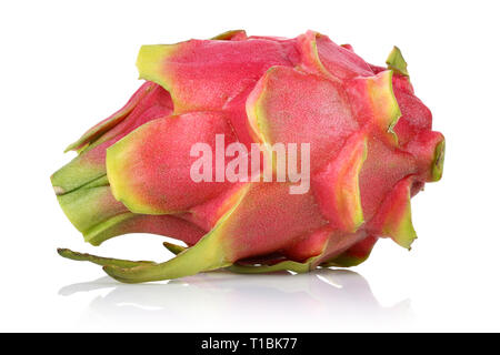 single dragon fruit isolated on white background Stock Photo - Alamy
