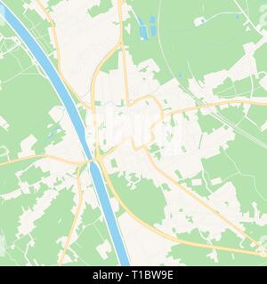 Street roads map of BERINGEN, BELGIUM Stock Vector Image & Art - Alamy