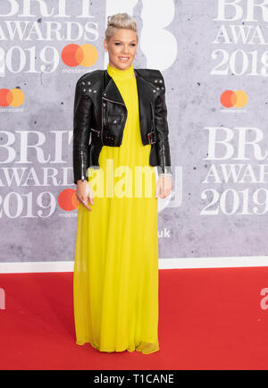 The Brit Awards 2019 held at the O2 - Arrivals Featuring: Little Mix ...